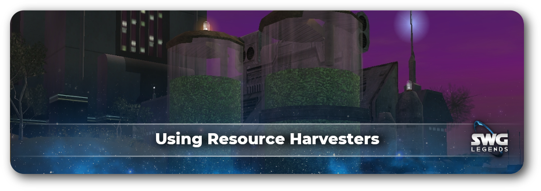 *Friday Feature - Using Resource Harvesters*