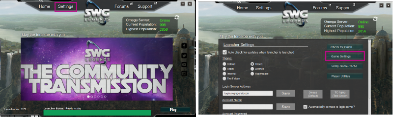 *Friday Feature - SWG Legends User Interface (UI)*